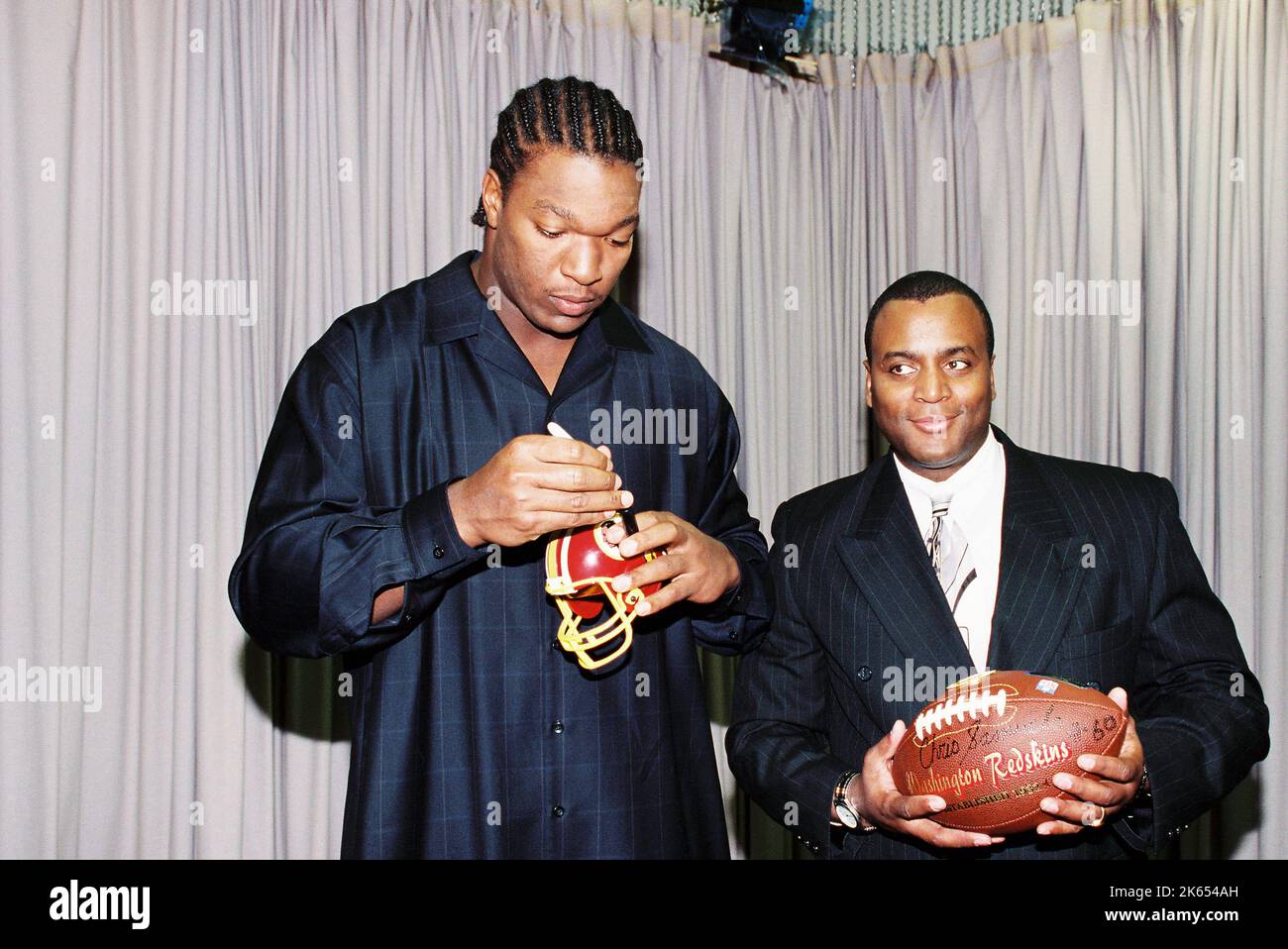 Office of Public Affairs - Production Shots of Redskins, Chris Samuels ...