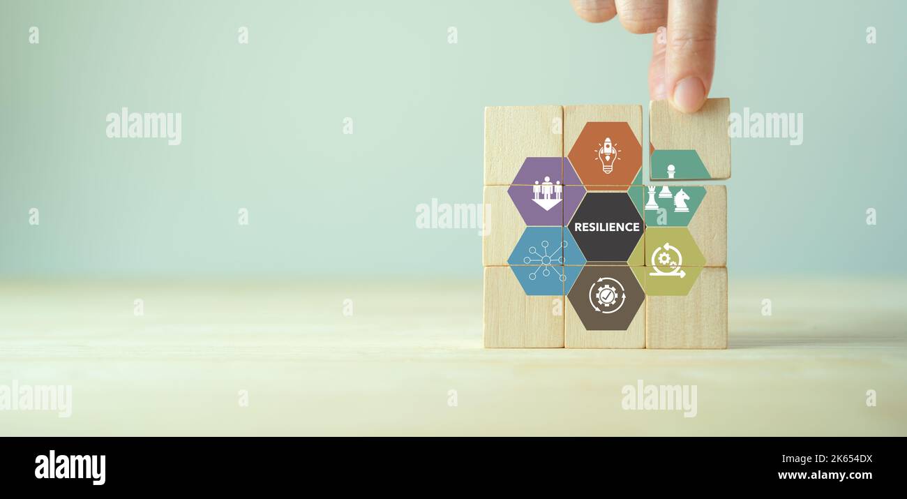 Resilience business for sustainable and inclusive growth concept. The ...