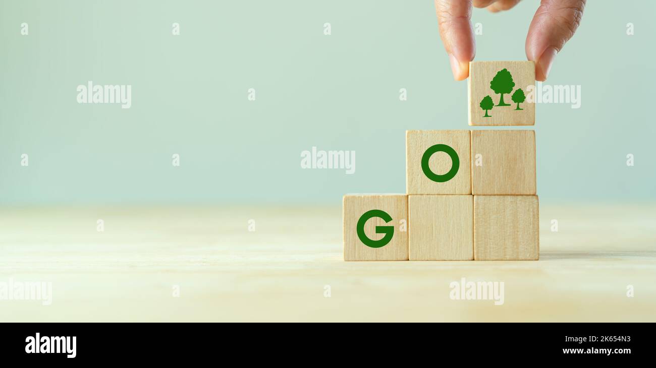 Green business. Sustainable environmental development to limit global ...