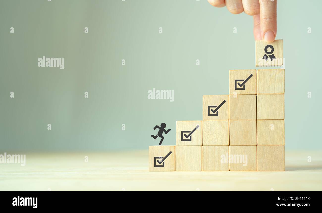 Career and employee progression. Personal development concept. Work in ...