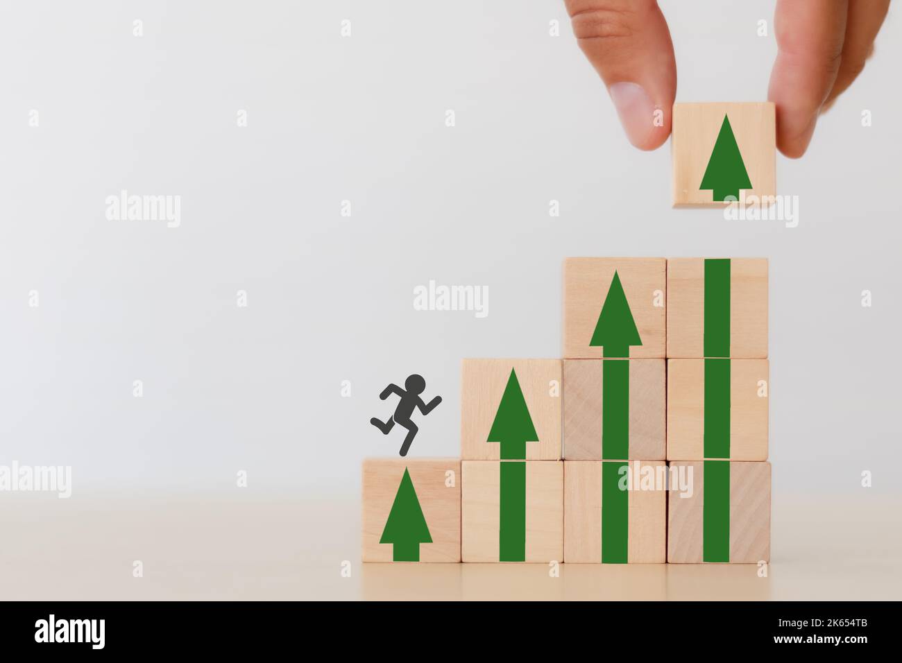 Upskilling and personal development concept. Goals and achievement ...