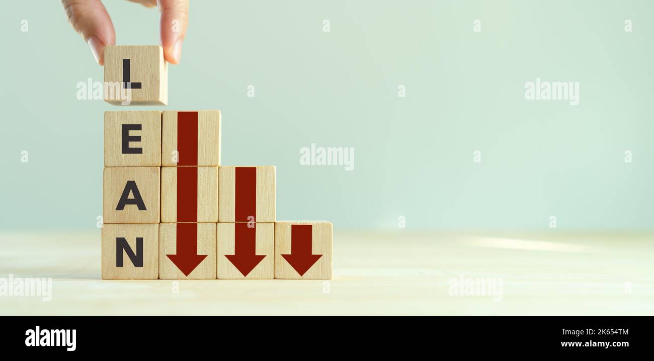 Lean cost thinking concept. Cost reduction concept. Business process ...