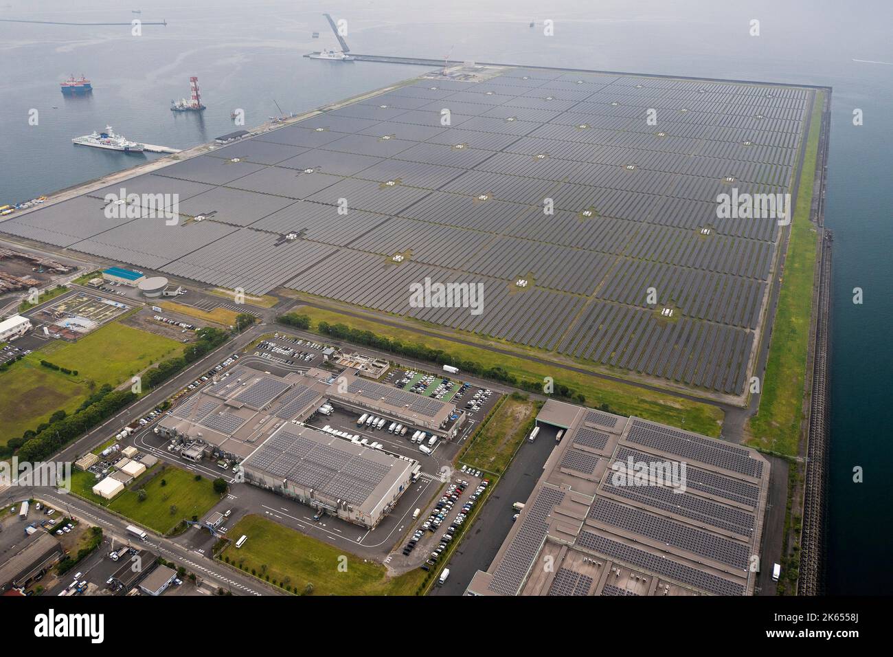Mega solar power plant, Kagoshima, Japan Stock Photo - Alamy