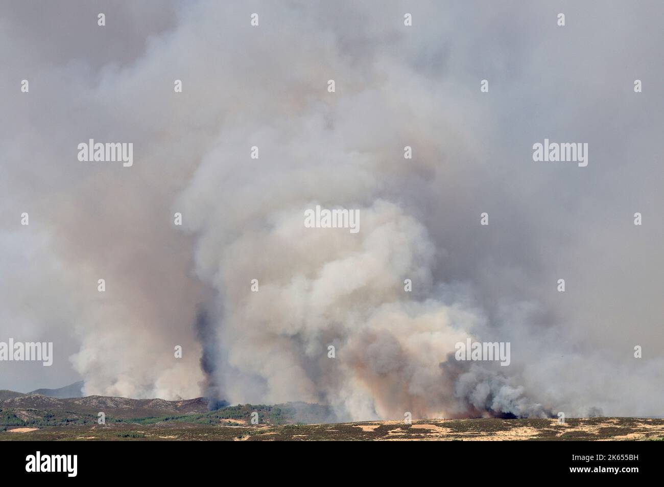 Wildfires in Spain Stock Photo - Alamy