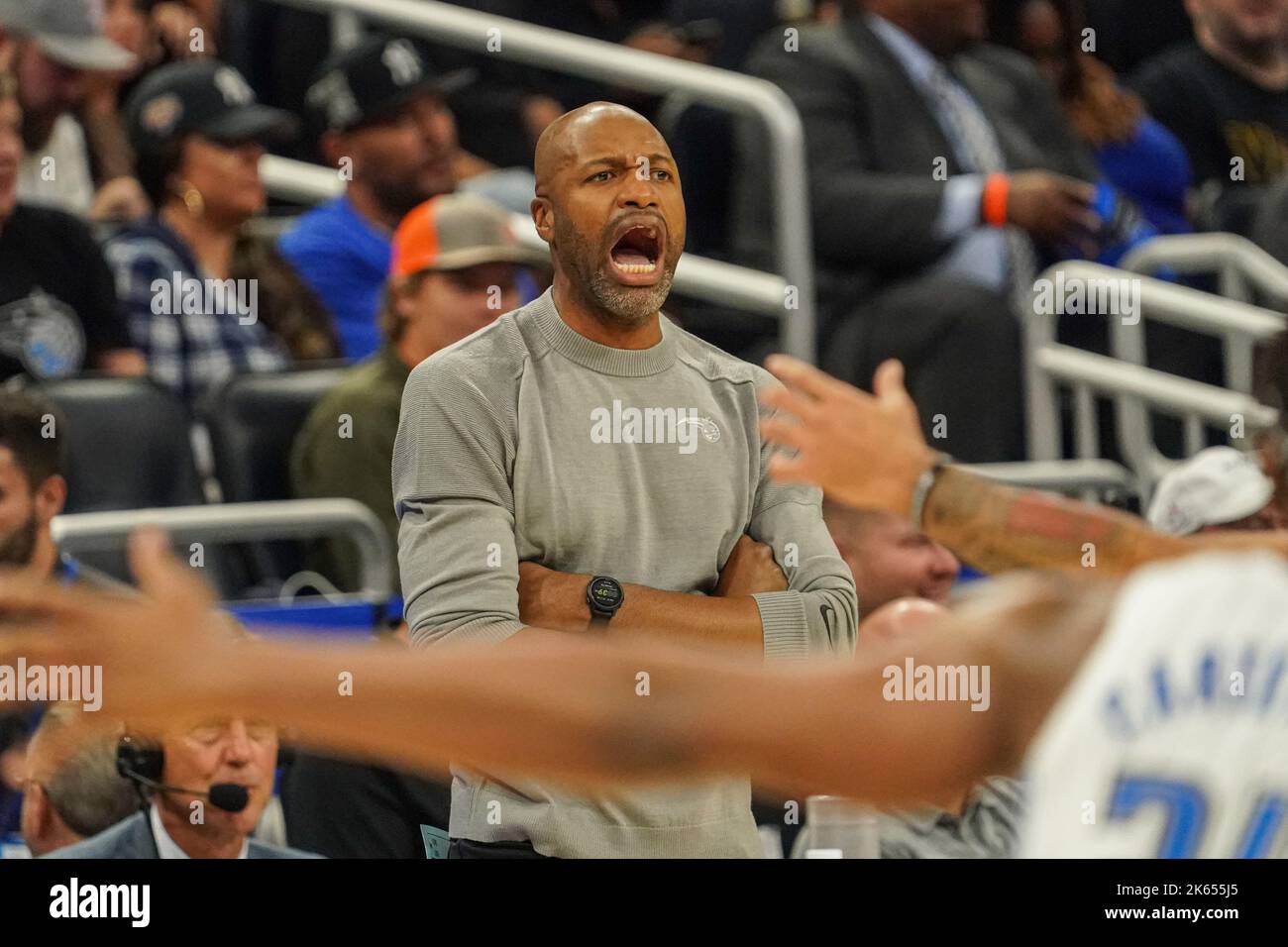 Orlando, Florida, USA, October 11, 2022, Orlando Magic Head Coach ...