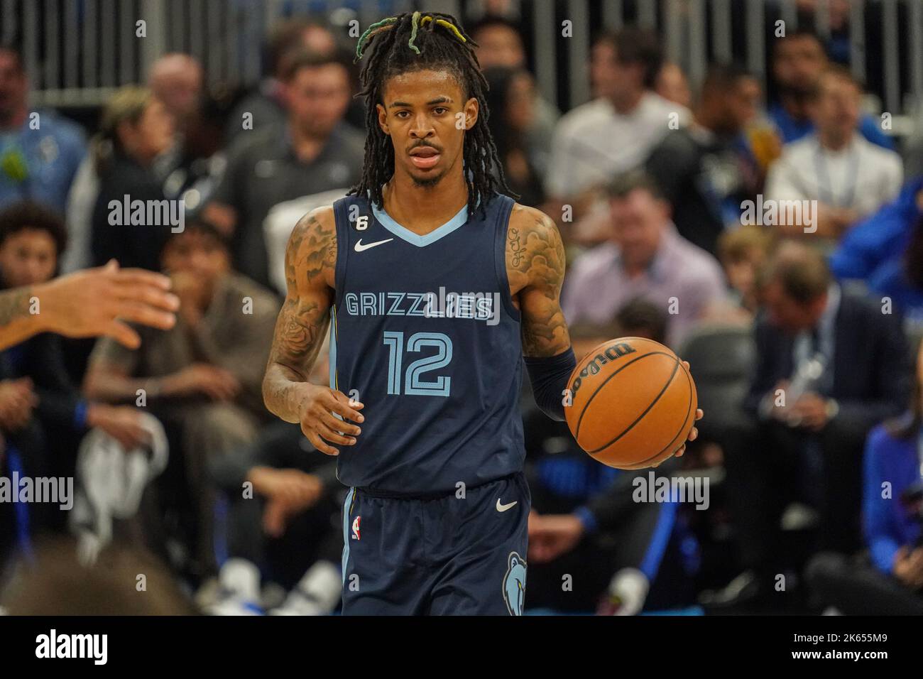 Orlando, Florida, USA, October 11, 2022, Memphis Grizzlies Point Guard ...