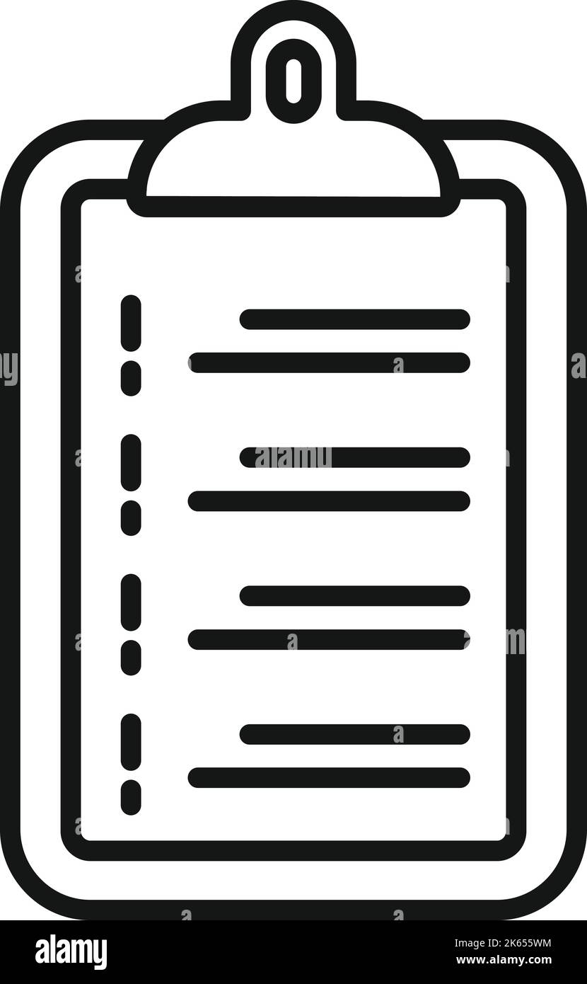 Work clipboard icon outline vector. Business solution. Teamwork ...