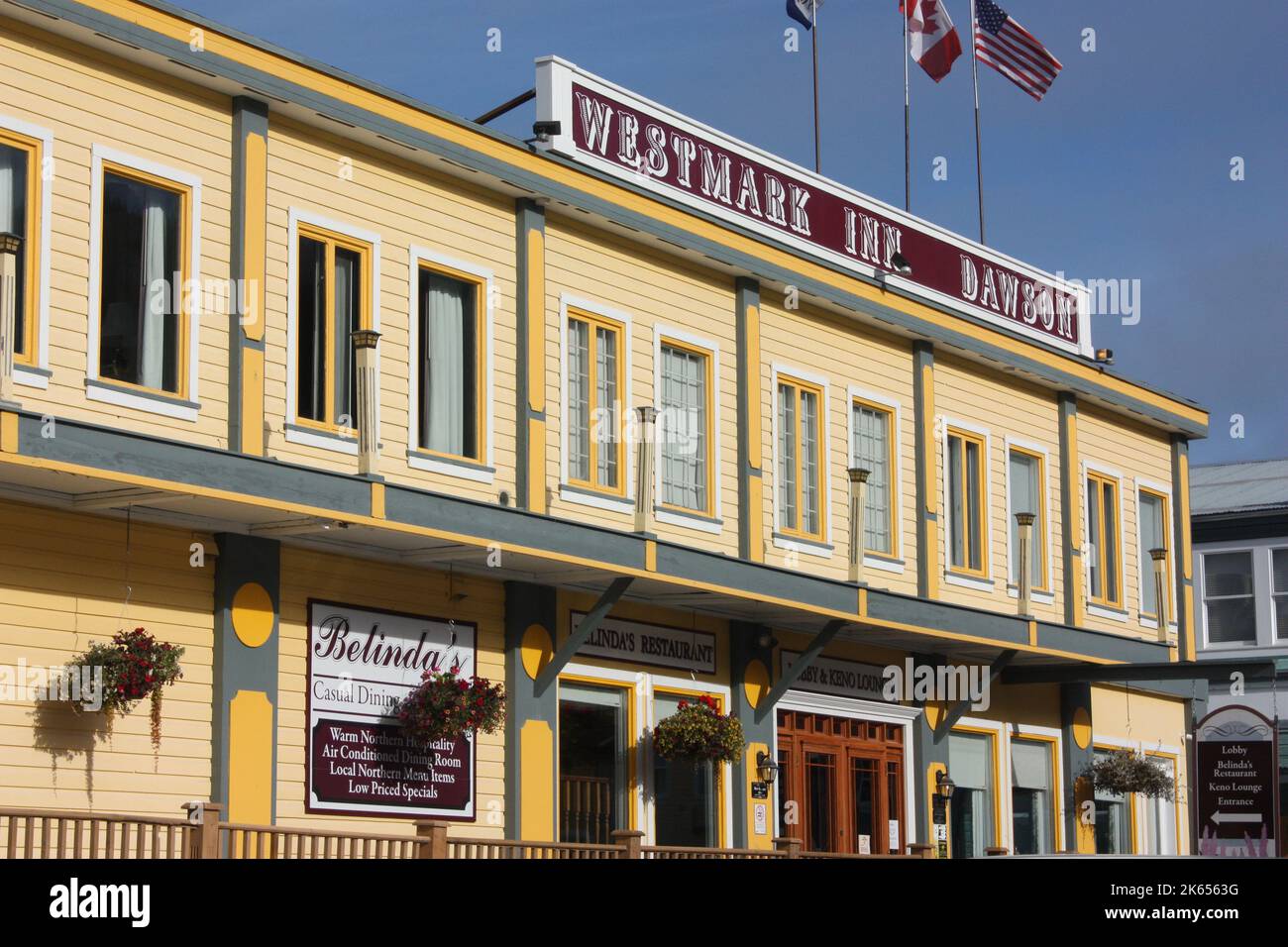 The Westmark Inn in Dawson City, Yukon, Canada Stock Photo - Alamy