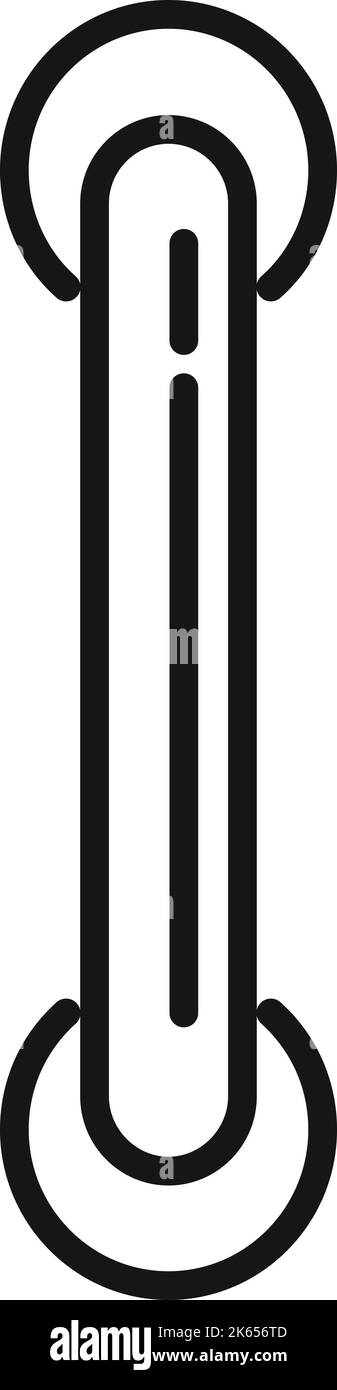 Door handle latch icon outline vector. Lock knob. Metal key Stock ...