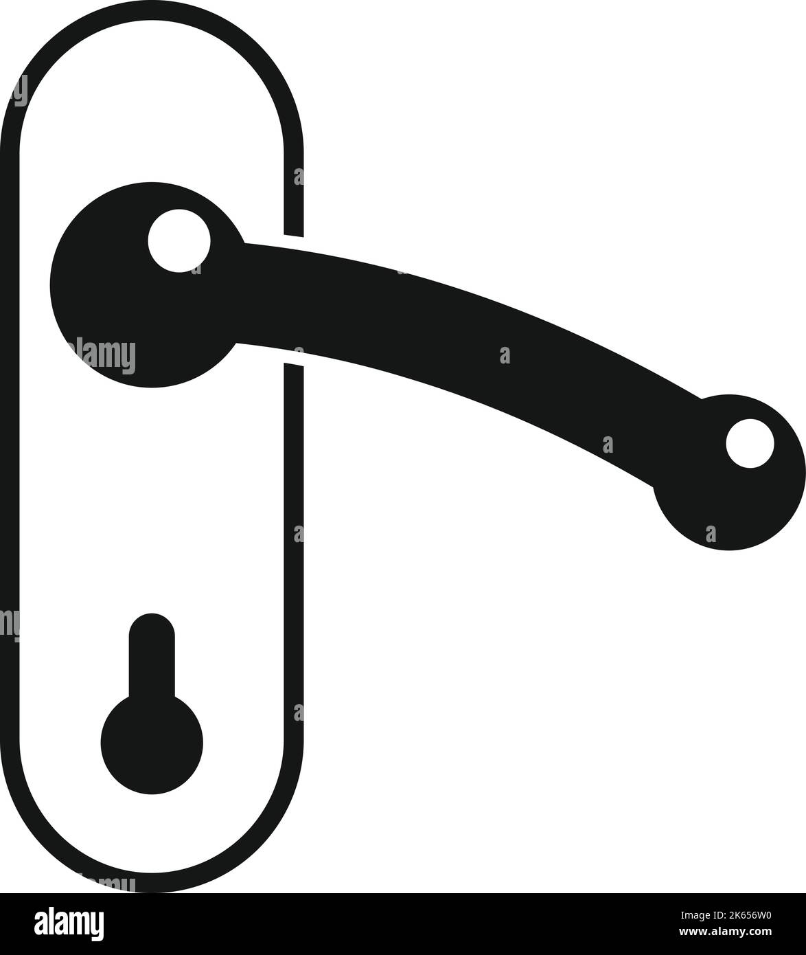 Black iron gate with gold Stock Vector Images - Alamy