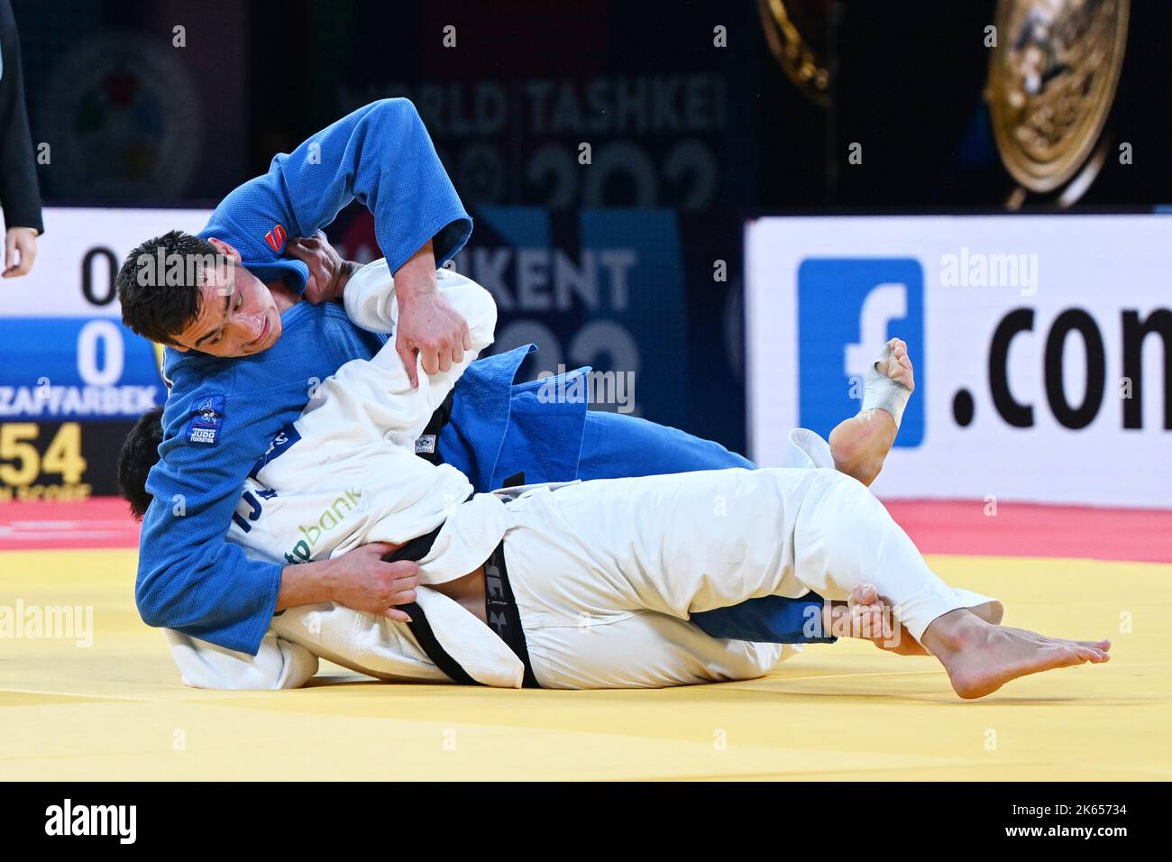 Tashkent, Uzbekistan. Credit: MATSUO. 11th Oct, 2022. (T-B) Muzaffarbek ...