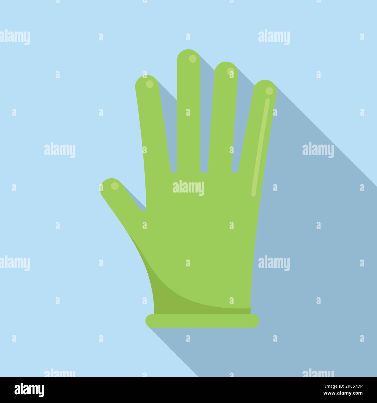Plastic glove hand wearing Stock Vector Images - Alamy