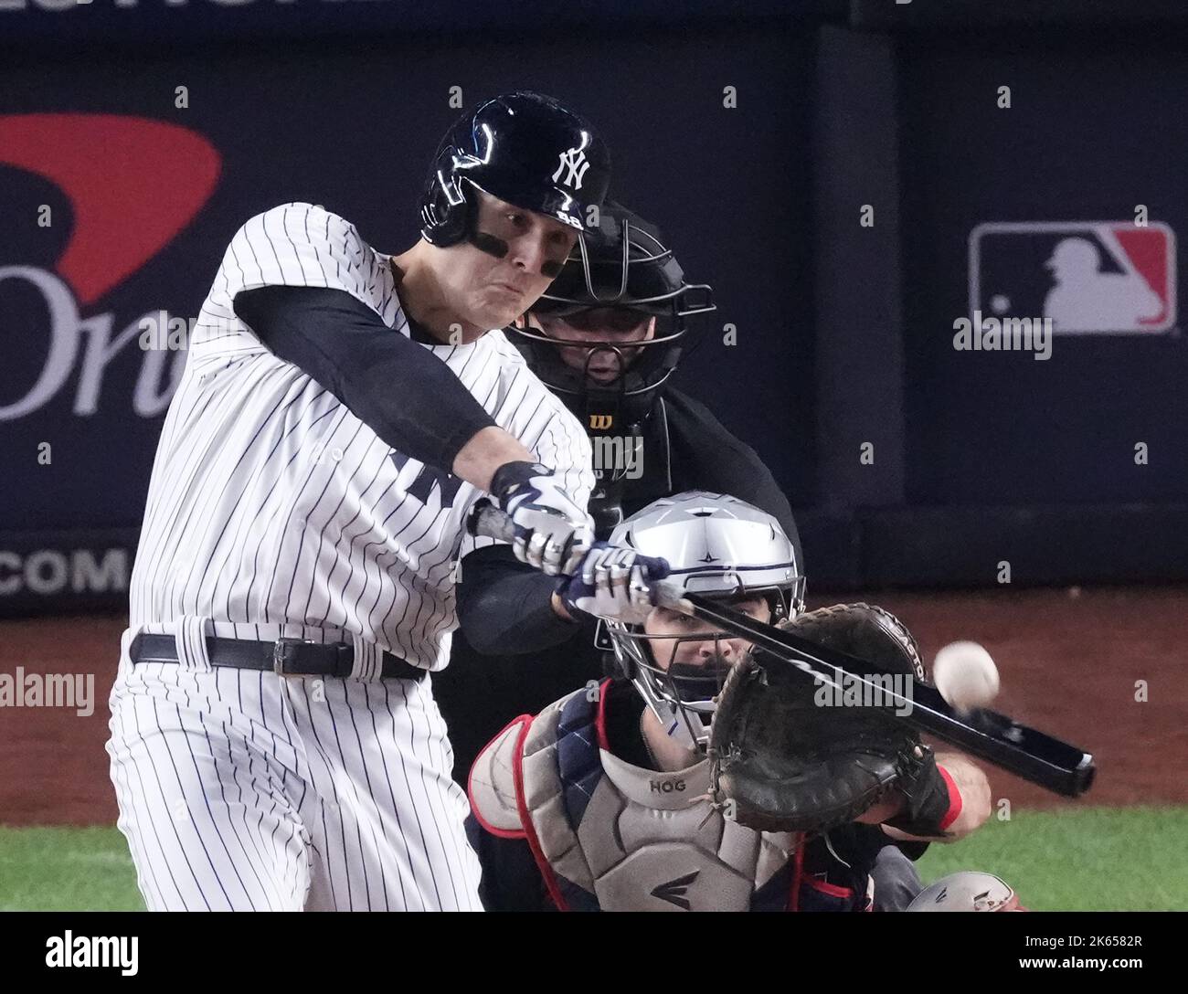 Bronx, United States. 11th Oct, 2022. New York Yankees batter Anthony ...
