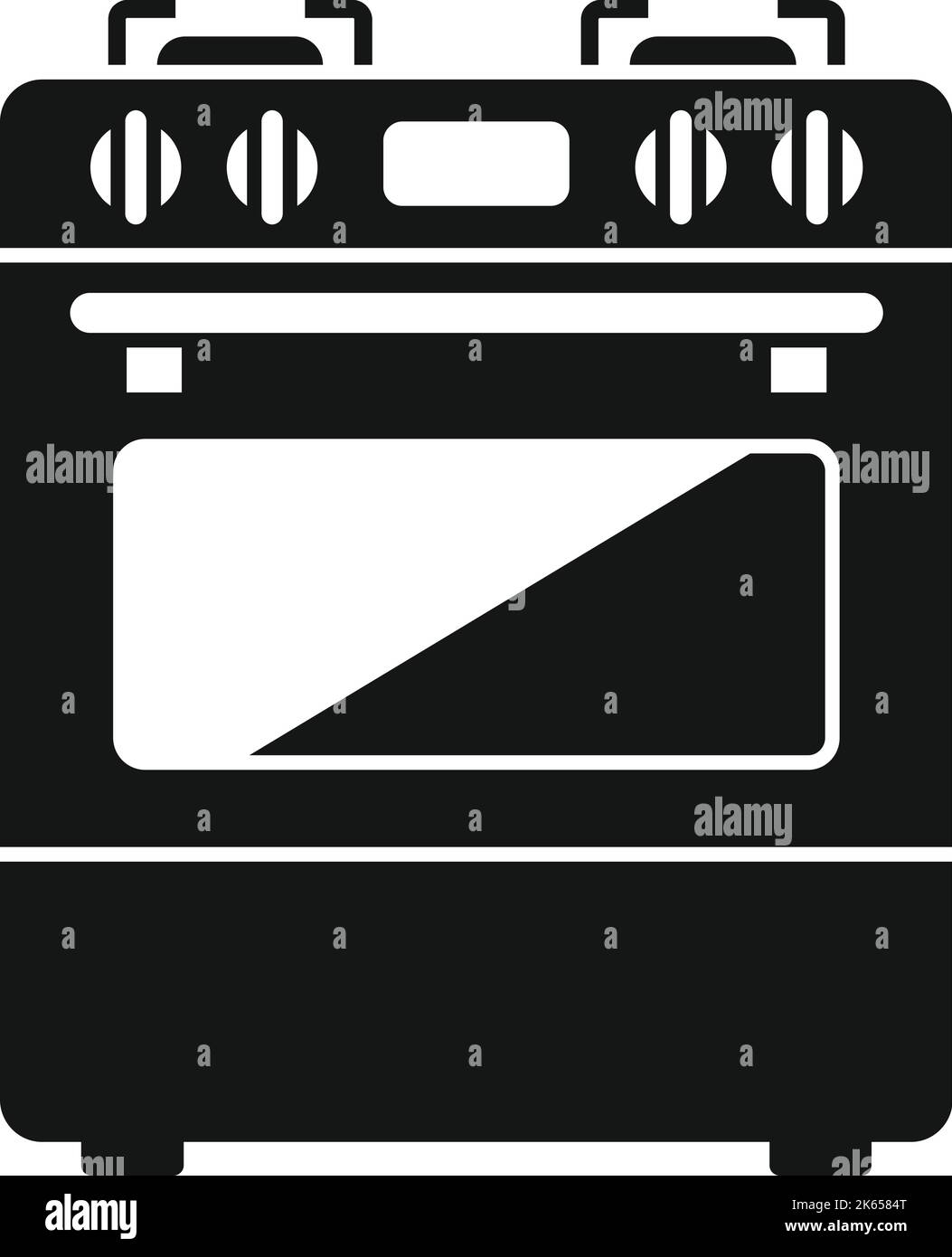 Pan stove icon simple vector. Gas cooker. Oven food Stock Vector Image ...
