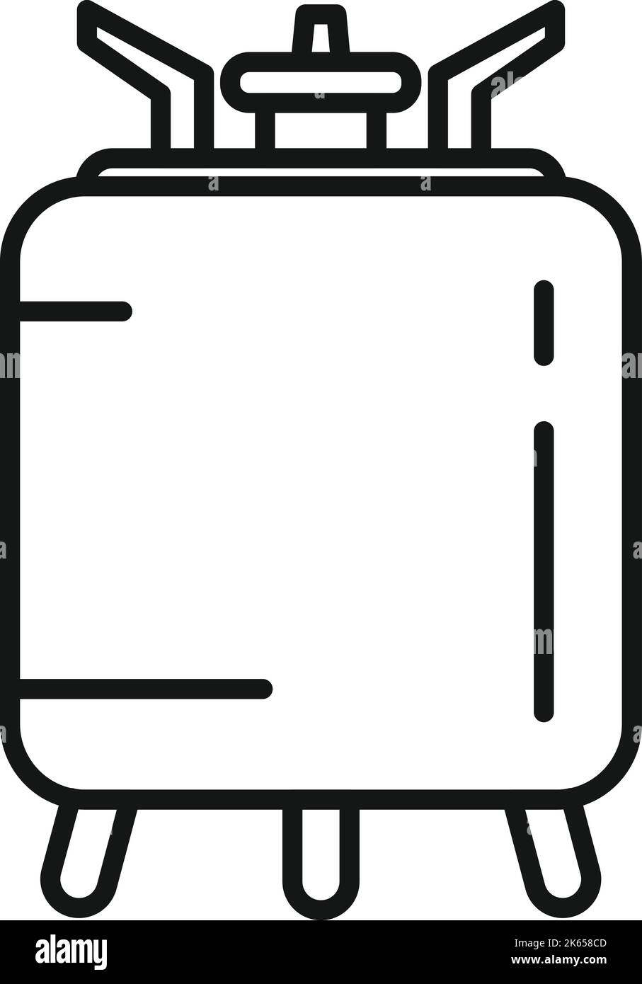 Portable oven icon black hi-res stock photography and images - Alamy