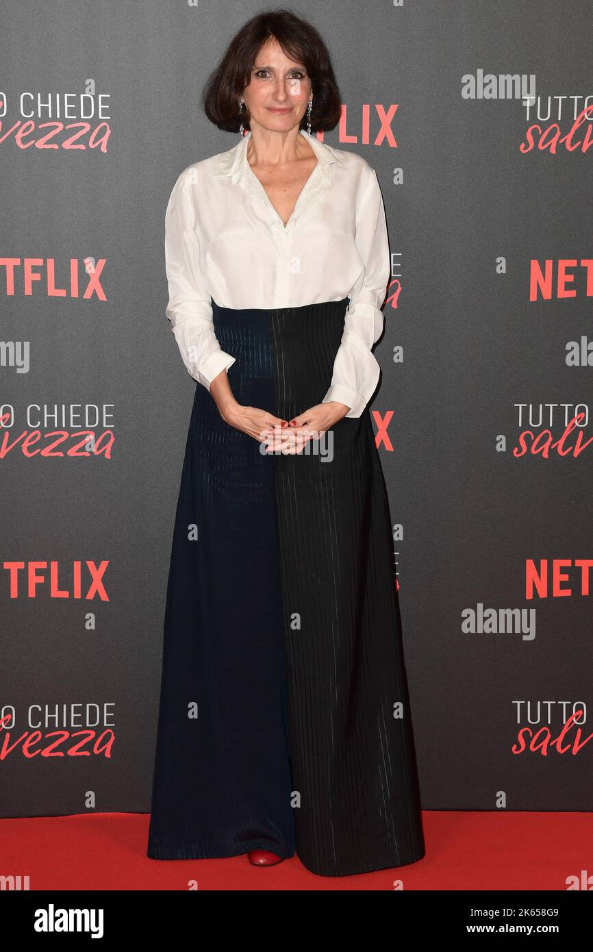 Rome, Italy. 11th Oct, 2022. Lorenza Indovina attends the red carpet of ...