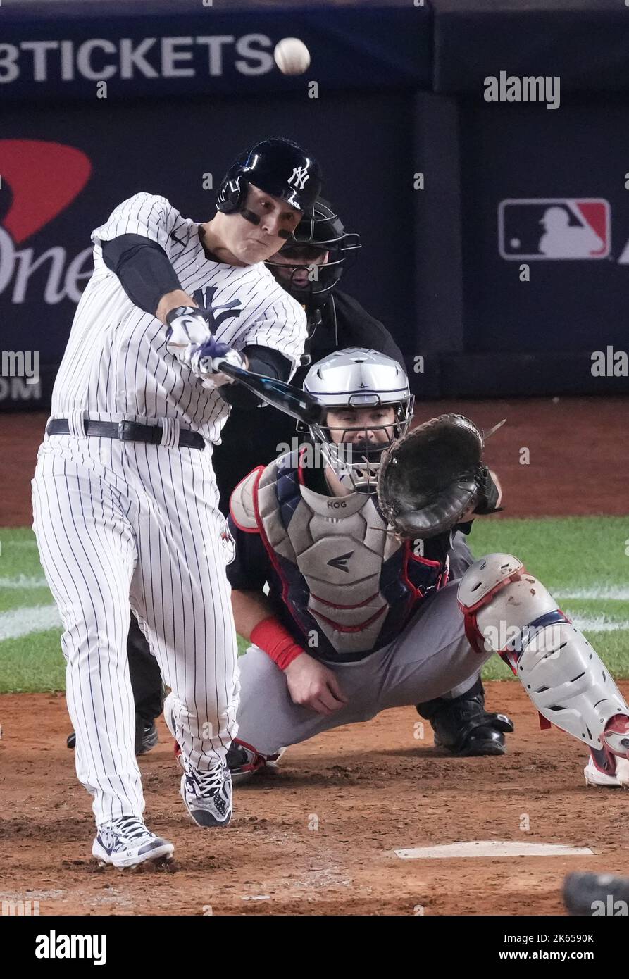 Bronx, United States. 11th Oct, 2022. New York Yankees batter Anthony ...