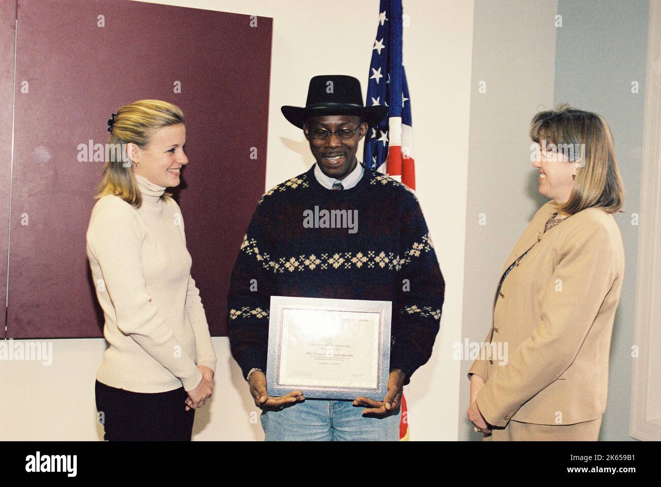 Completion of the certification hi-res stock photography and images - Alamy