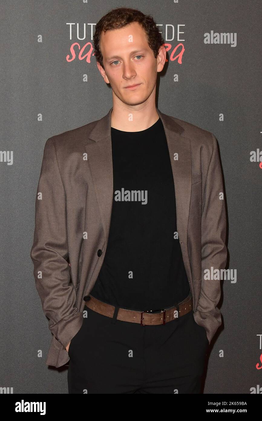 Rome, Italy. 11th Oct, 2022. Alessandro Pacioni attends the red carpet ...