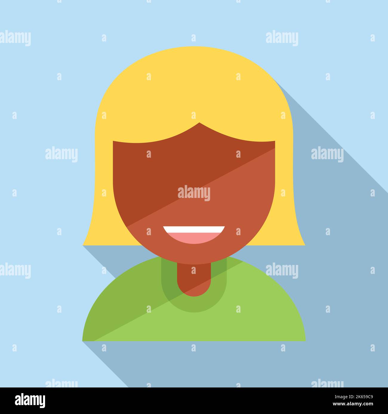 Smiling teenage student Stock Vector Images - Alamy