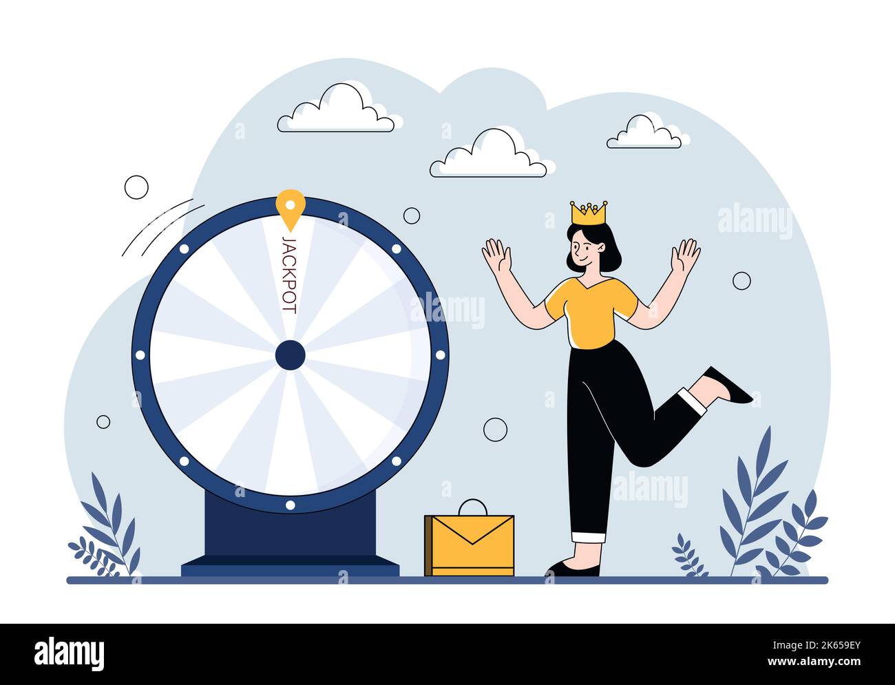 Fortune wheel concept Stock Vector Image & Art - Alamy