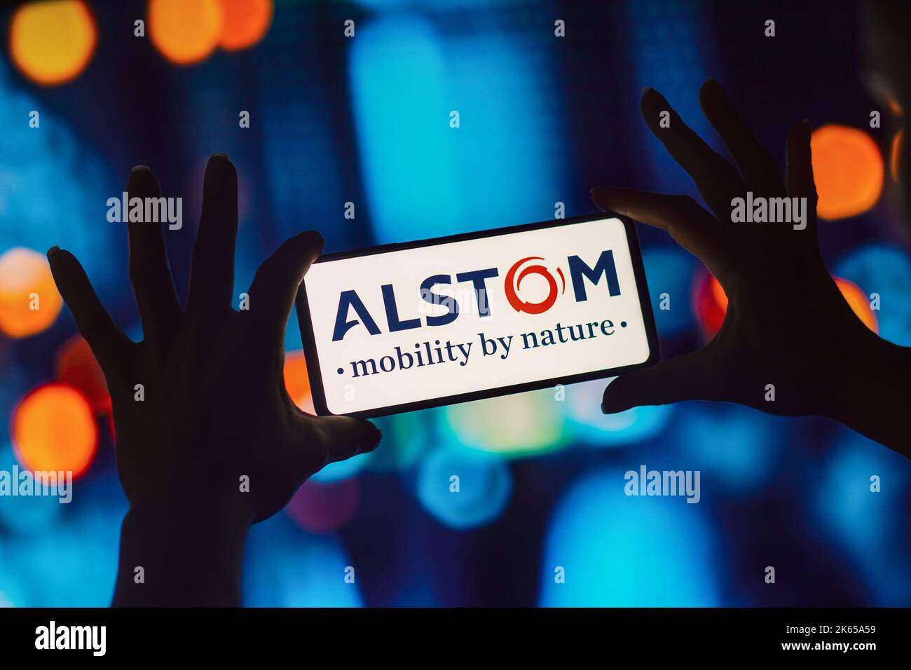 Alstom logo hi-res stock photography and images - Alamy