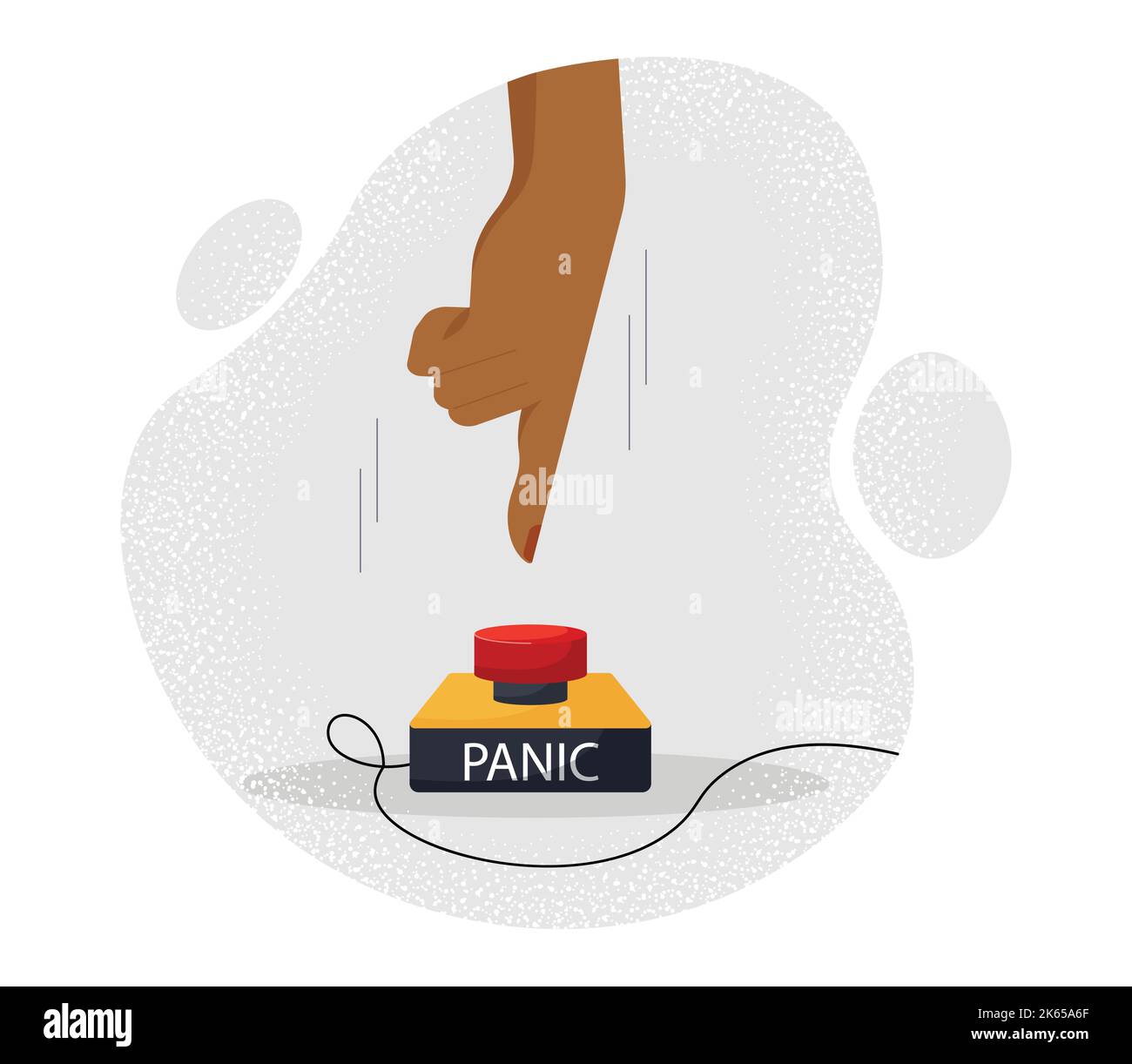 Vintage panic Stock Vector Images - Alamy