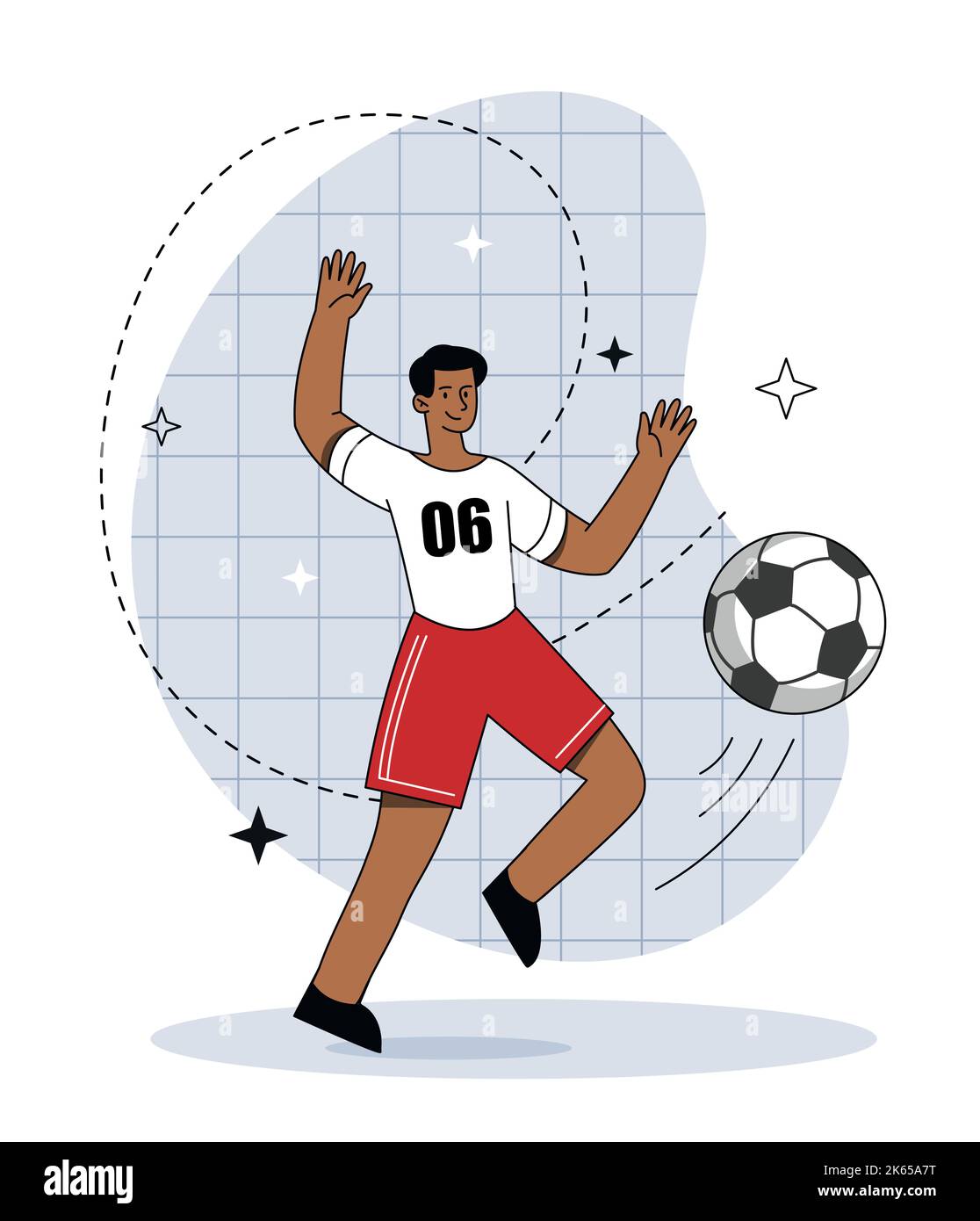 Professional football player Stock Vector Image & Art - Alamy