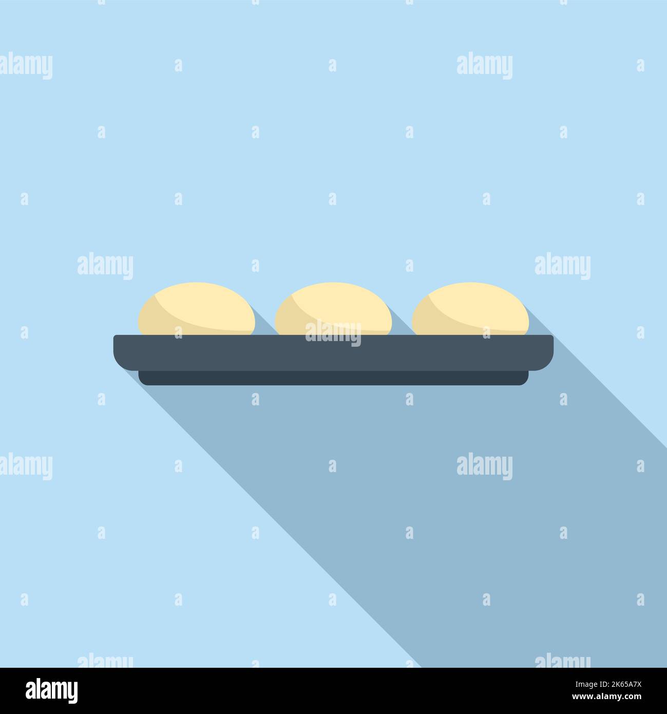 Roll dough icon flat vector. Pastry baking. Cook kitchen Stock Vector ...