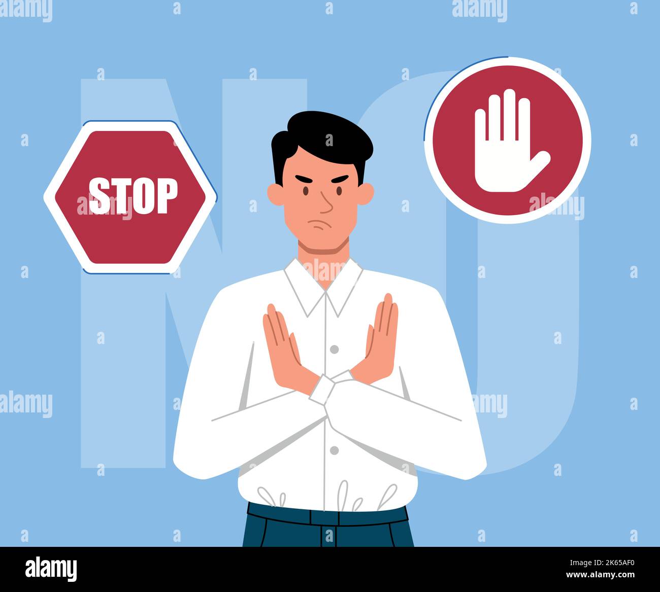 Stop sign concept Stock Vector Image & Art - Alamy
