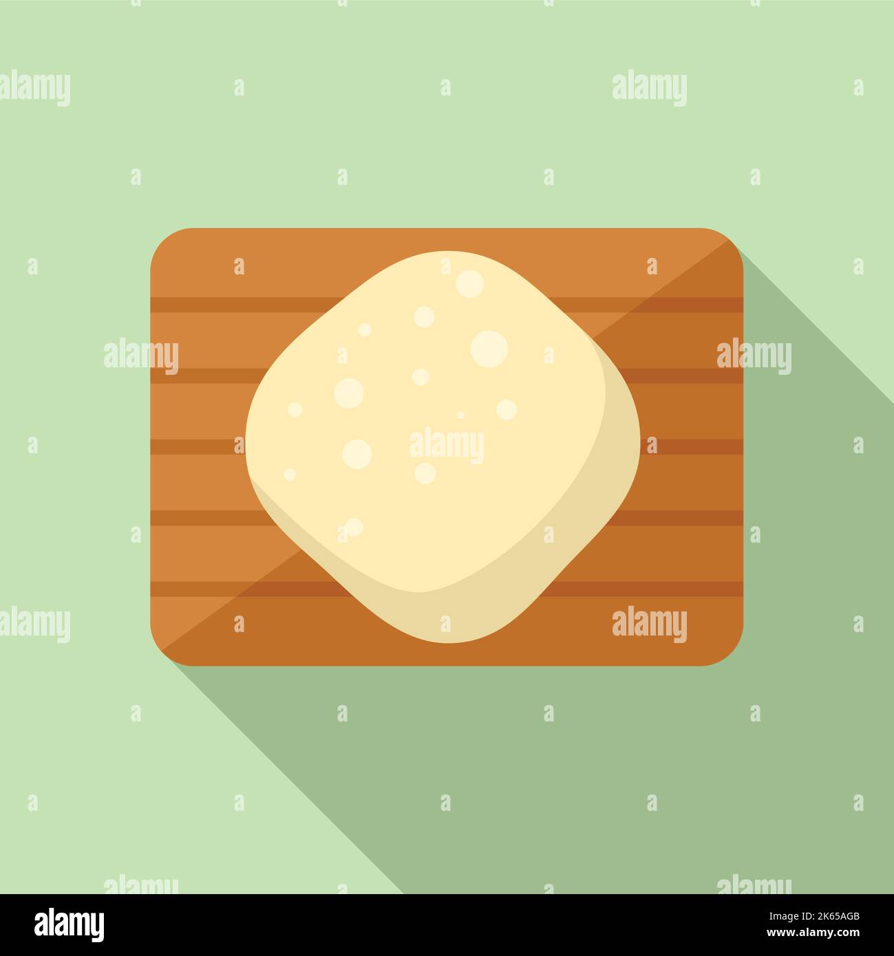 Hands kneading dough on pastry Stock Vector Images - Alamy
