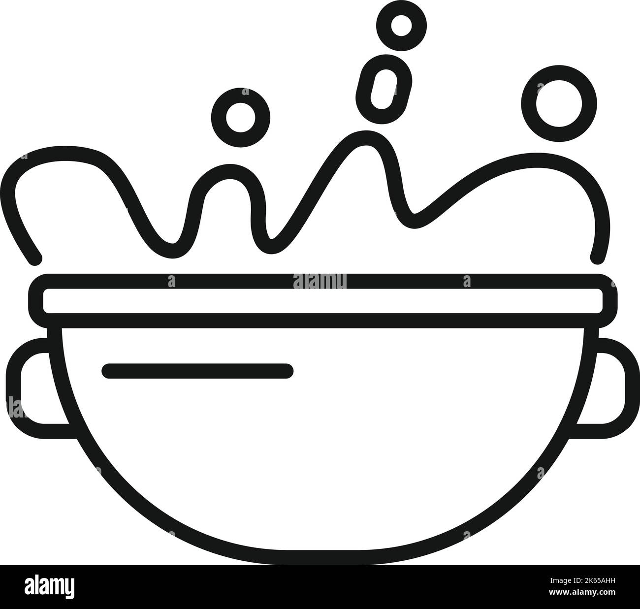 Bread Dough Icon Outline Vector Flour Pastry Baking Ball Stock Vector Image And Art Alamy