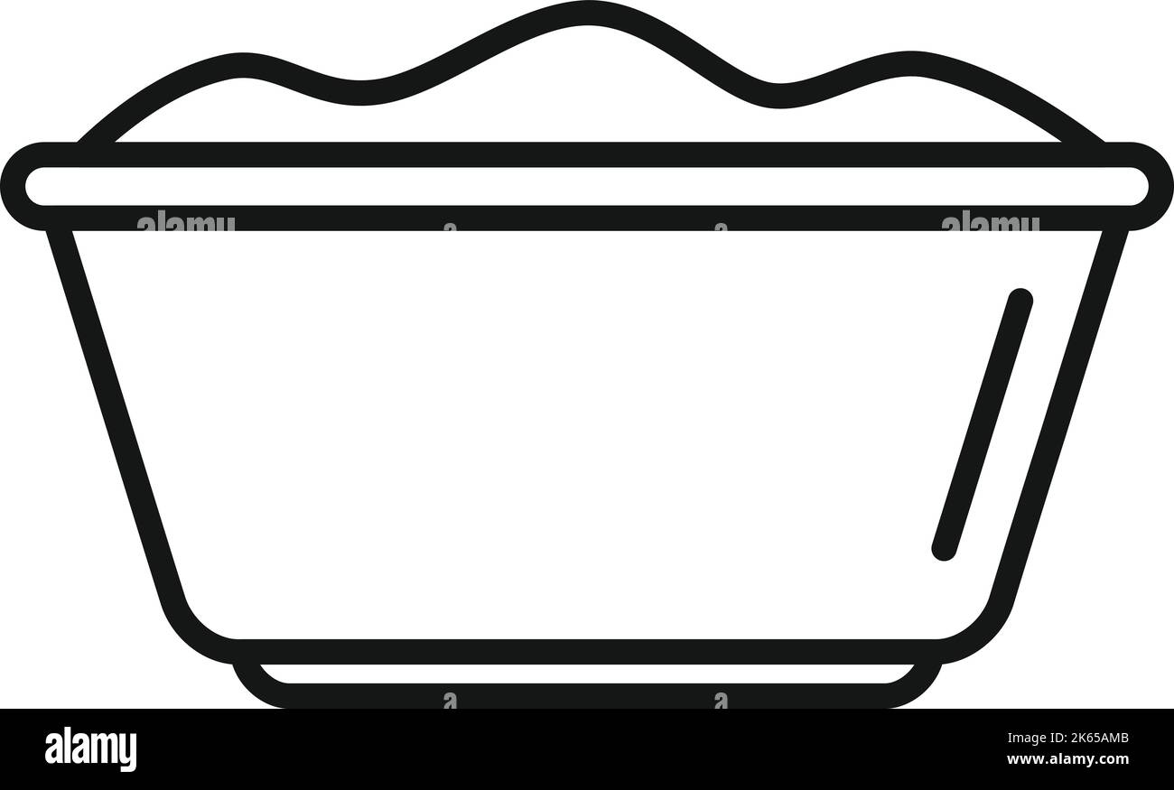 Hands dough icon outline vector. Knead flour. Ball roll Stock Vector ...