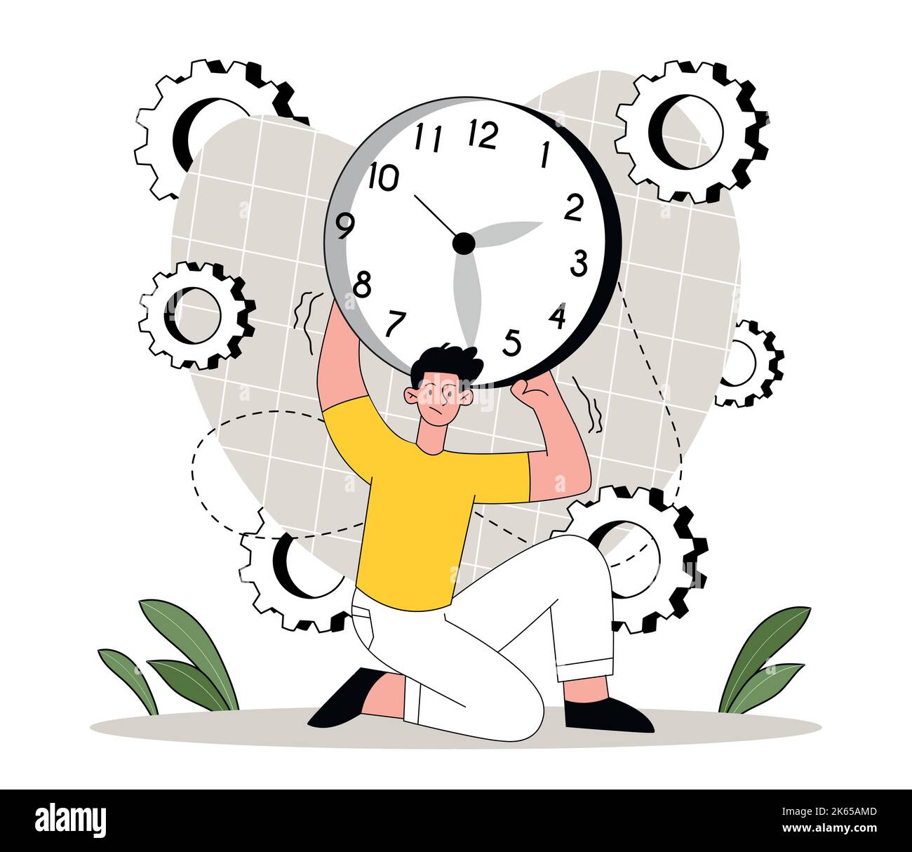 Time pressure concept Stock Vector Image & Art - Alamy