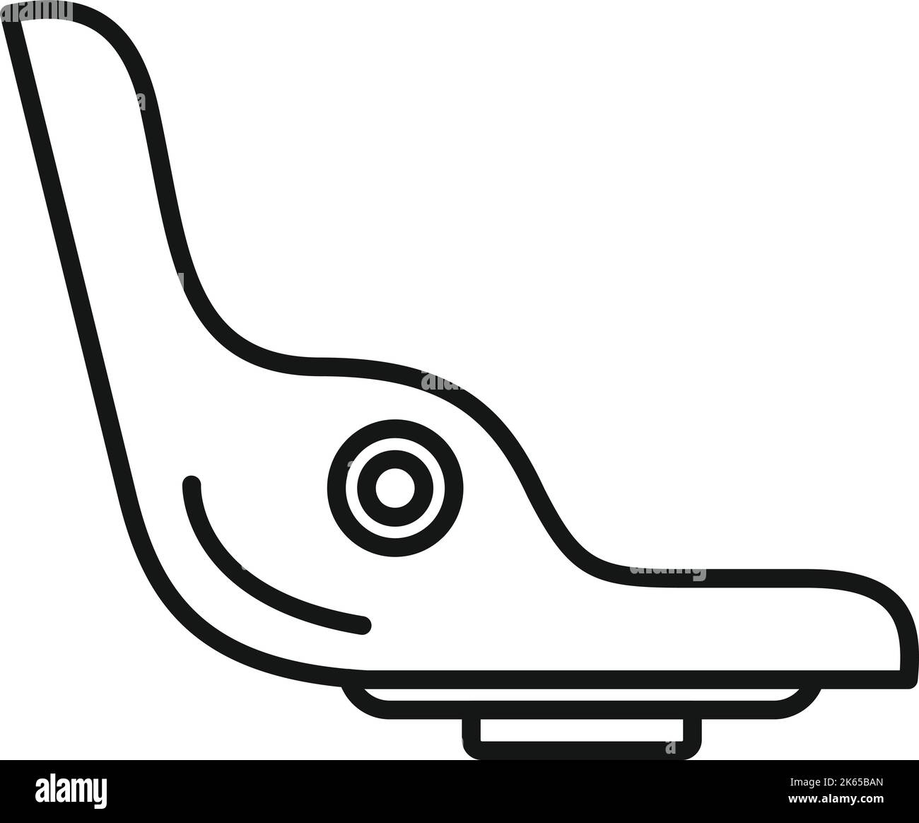 Bicycle child seat icon outline vector. Bike family. Ride cycle Stock ...