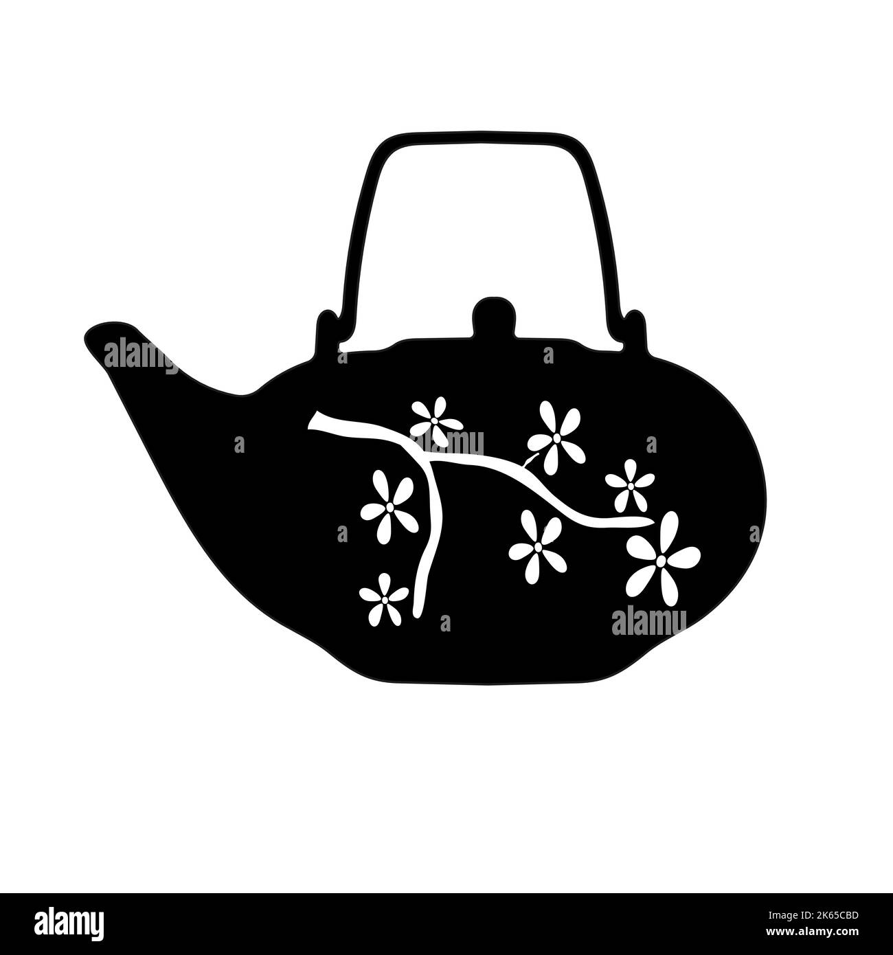 silhouette of a teapot Stock Vector Image & Art - Alamy