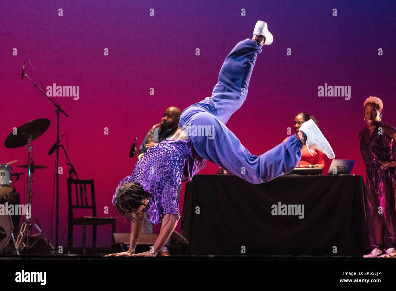 Alain Hurrikane Lauture of LaTasha Barnes performs The Jazz Continuum ...