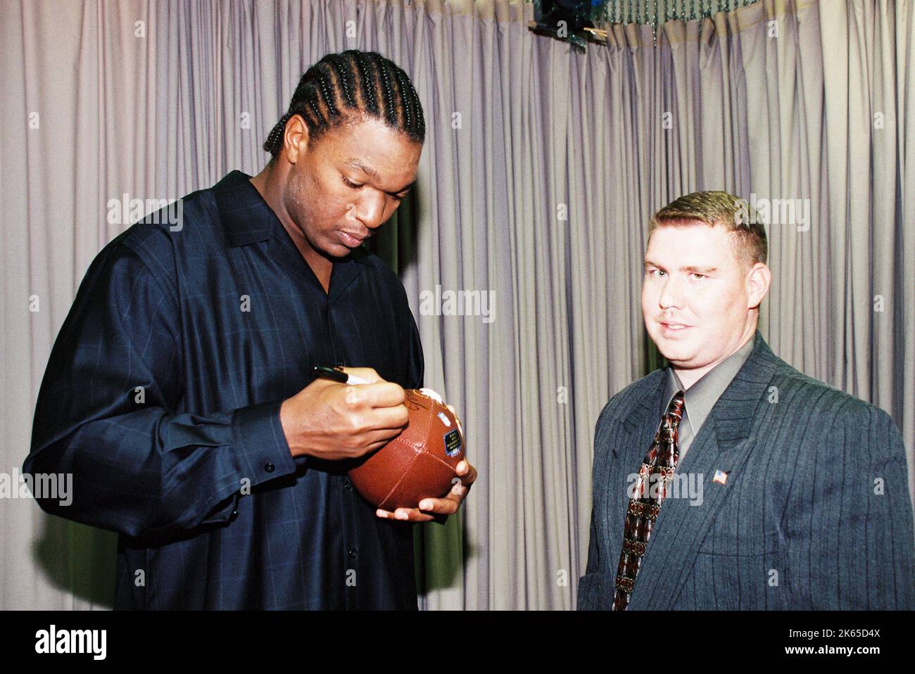 Office of Public Affairs - Production Shots of Redskins, Chris Samuels ...