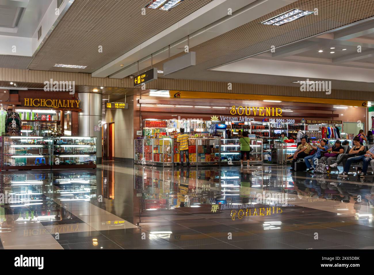 Duty Free shops and terminal building at Hanoi Noi Bai International ...