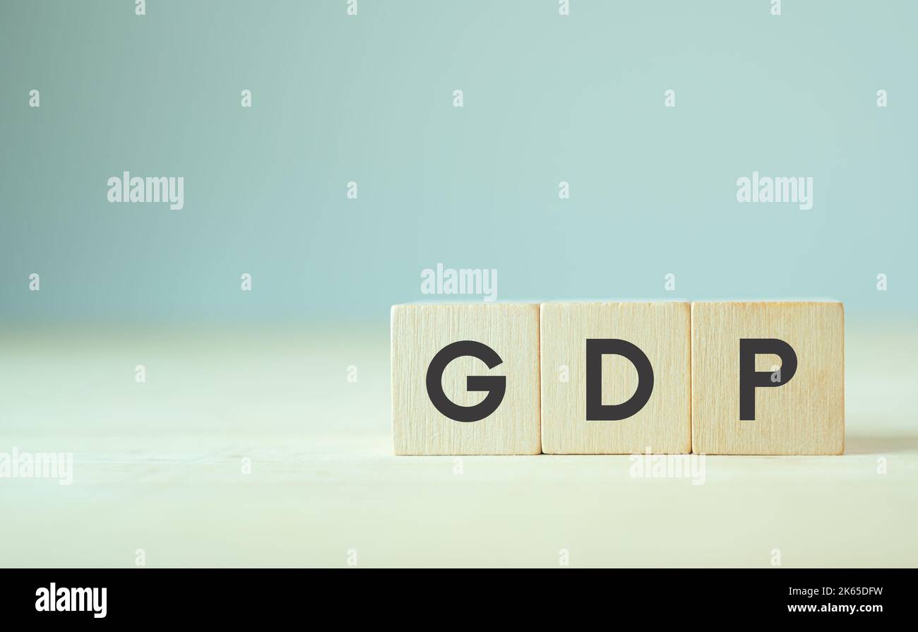 GDP, Gross domestic product concept. Total monetary or market value of ...