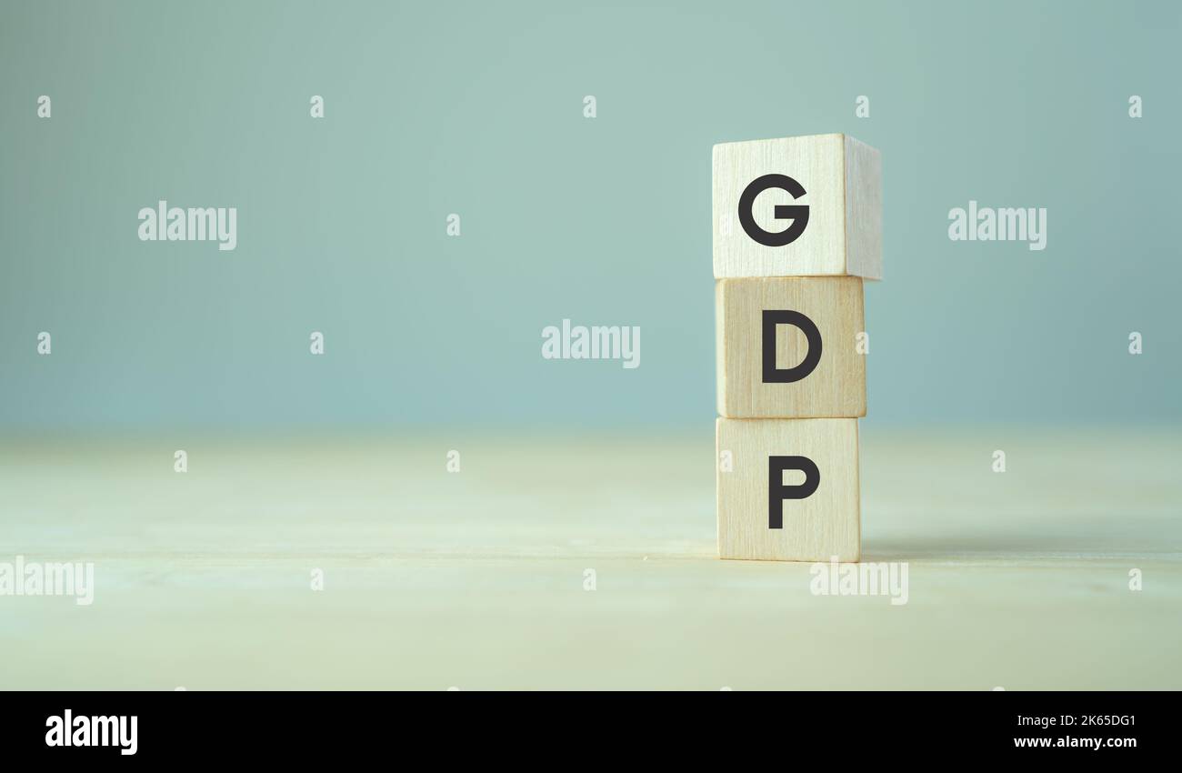 GDP, Gross domestic product concept. Total monetary or market value of ...