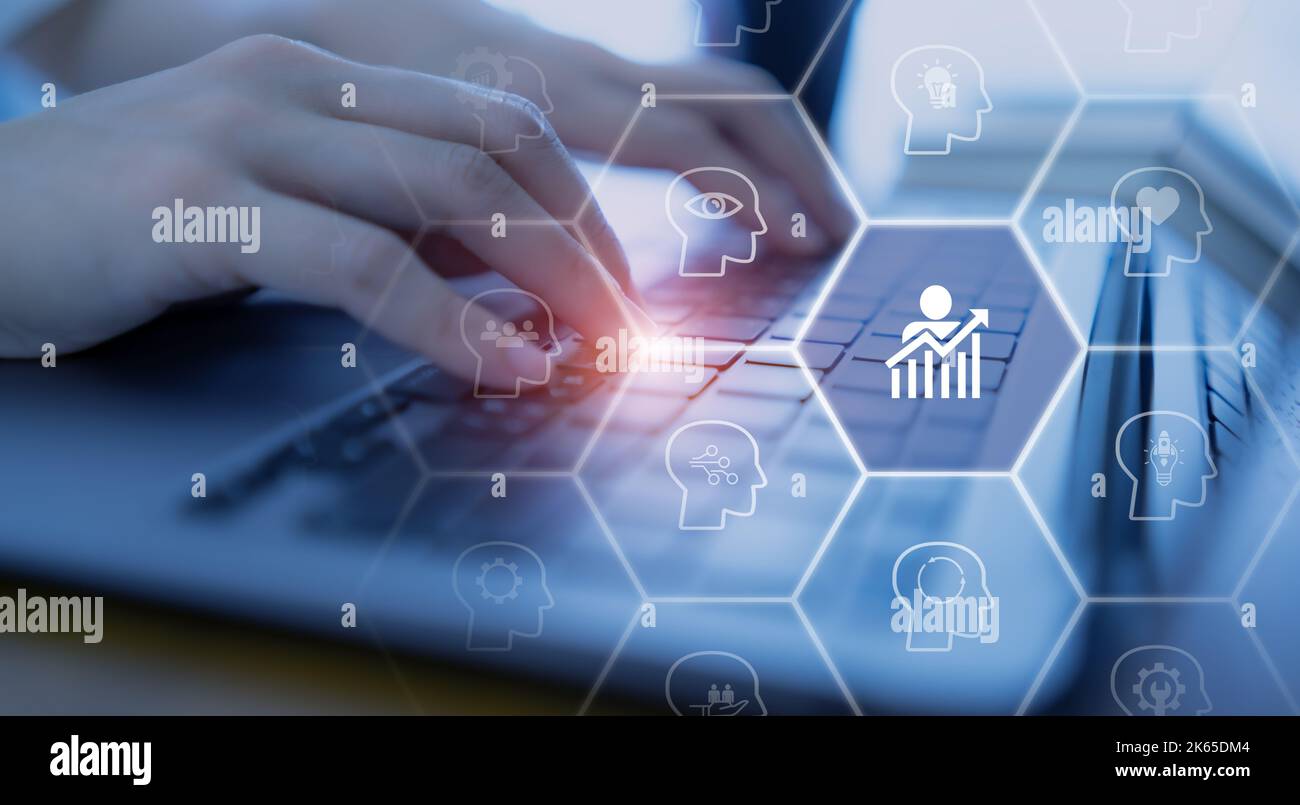 Personal development. New skill, upskill and reskill concept ...