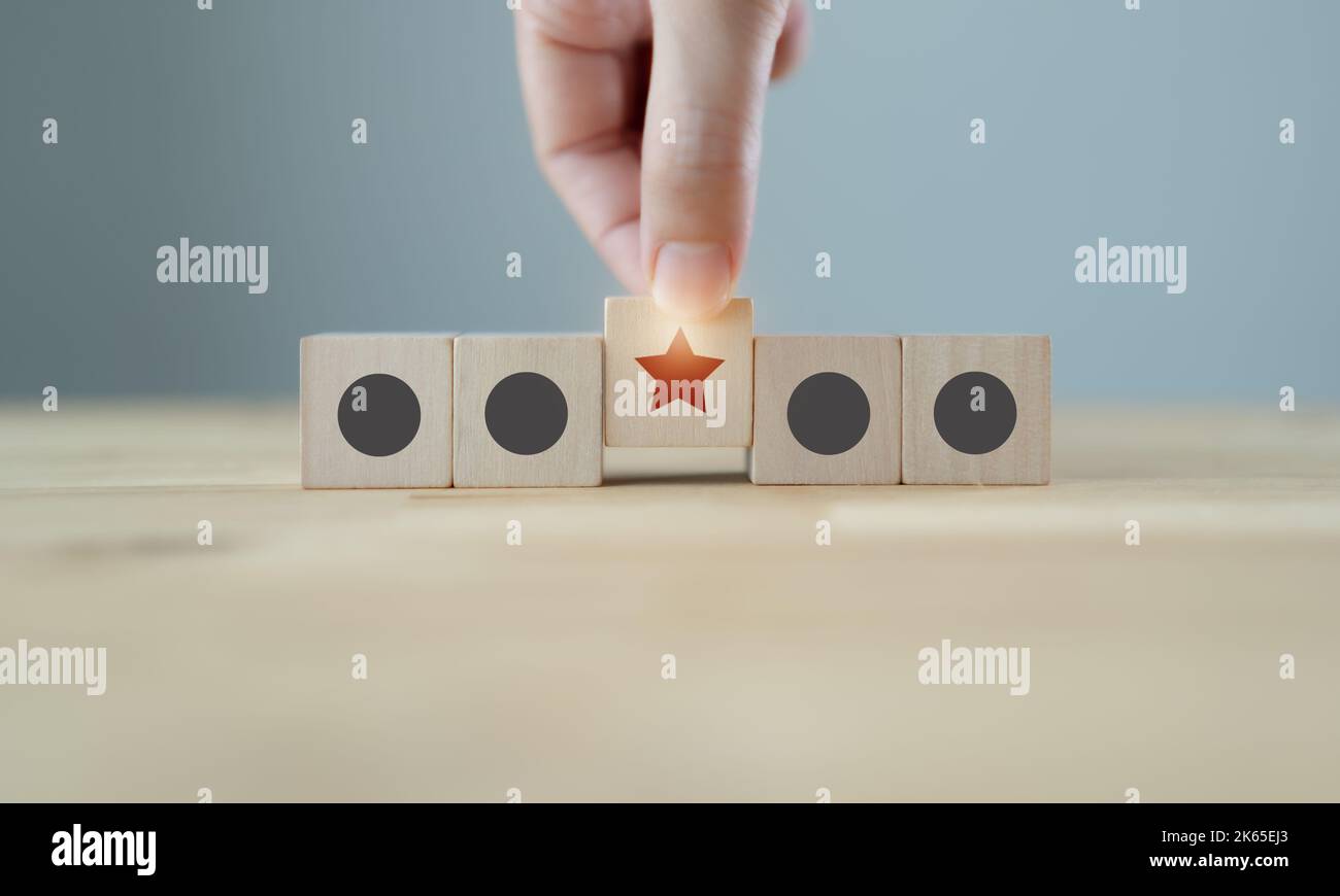 Differentiation strategy concept. Business develop by providing ...