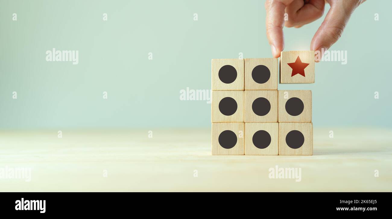 Differentiation strategy concept. Business develop by providing ...