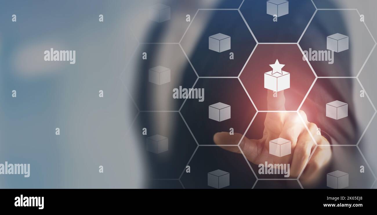 Differentiation strategy concept. Business develop by providing ...