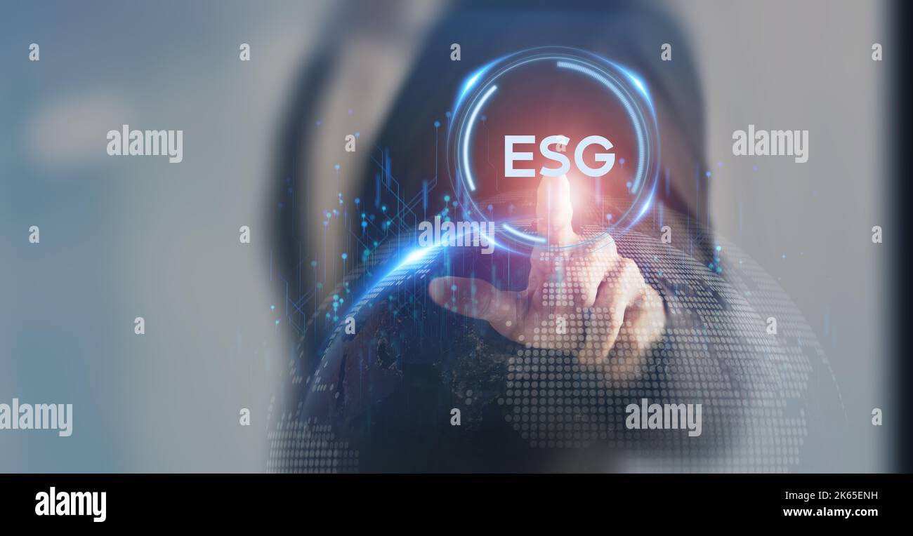 ESG and sustainable development concept. Aim to have a positive impact ...
