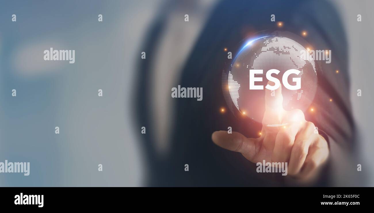 ESG and sustainable development concept. Aim to have a positive impact ...