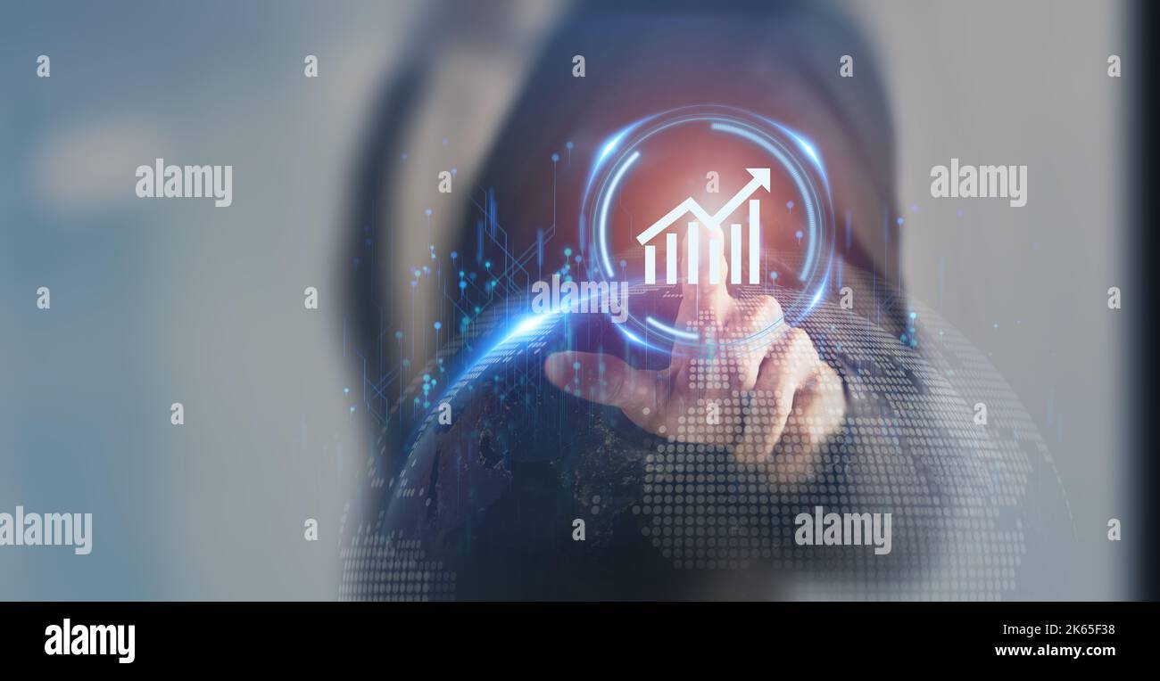 Growing Sustainability And Success Concept Business Common Goals And Strategies Growth Trend