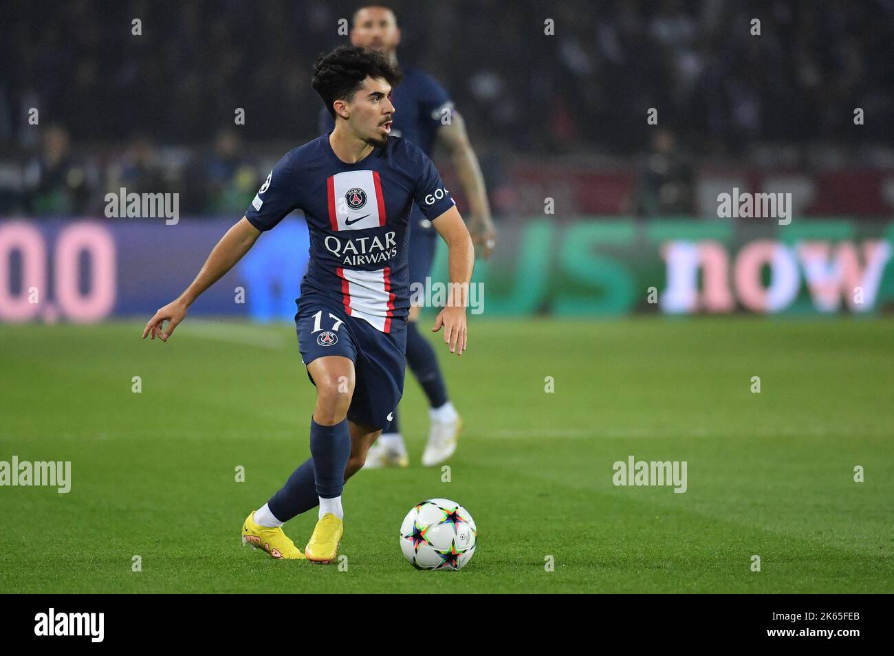 Vitinha of Paris Saint Germain (PSG) during the UEFA Champions League ...