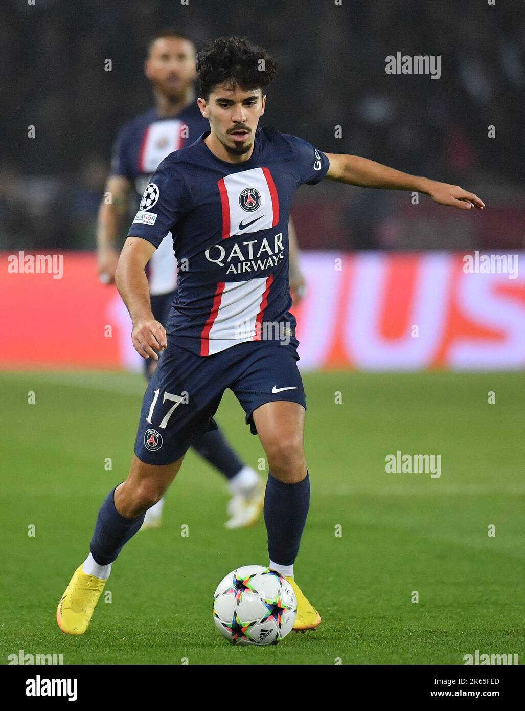 Vitinha of Paris Saint Germain (PSG) during the UEFA Champions League ...